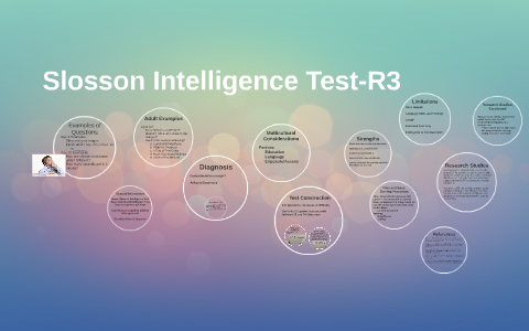 Slosson Intelligence Test-III by Megan Friedlander on Prezi