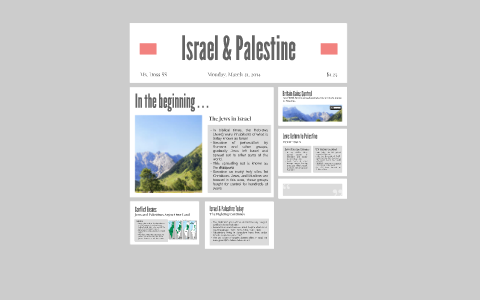 Israel & Palestine by Stephanie Doss