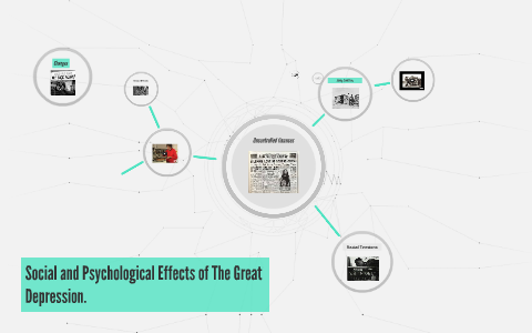 Social and Psychological Effects of The Great Depression. by christian ...