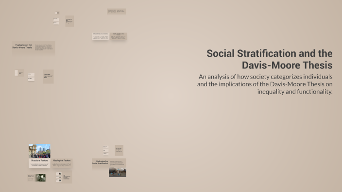 Social Stratification and the Davis-Moore Thesis by Kamaria Buckley on ...