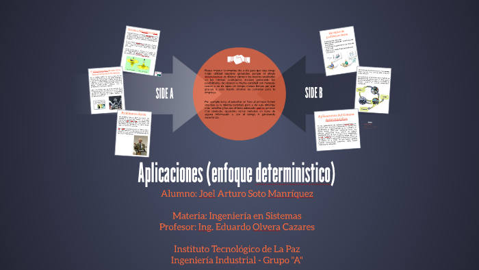 Aplicaciones (enfoque deterministico) by Arturo Manríquez on Prezi