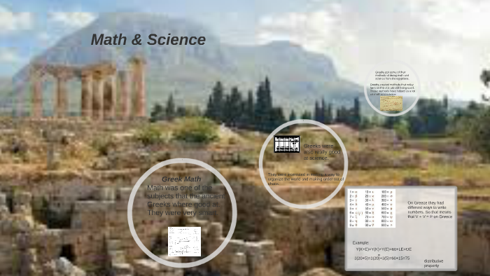 Ancient Greek Math and Science by Josue Aguiniga