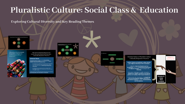 Pluralistic Culture - Social Class and EducationSocial by Lakshmi ...