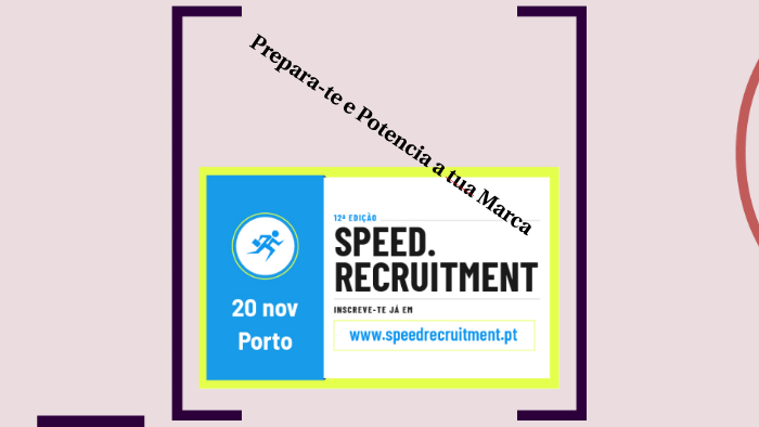 Speed Recruitment 2019 | Procedimentos by Talento e Empregabilidade ...