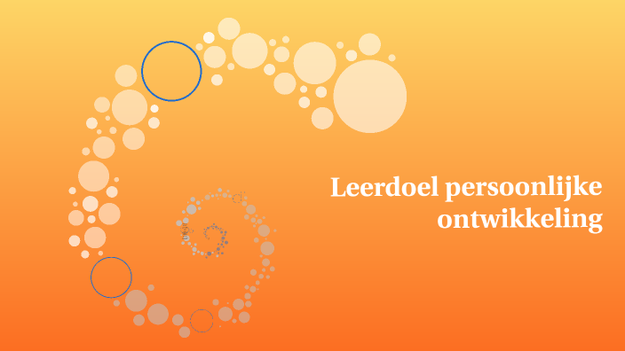 Persoonlijk leerdoel by nikki baakman on Prezi