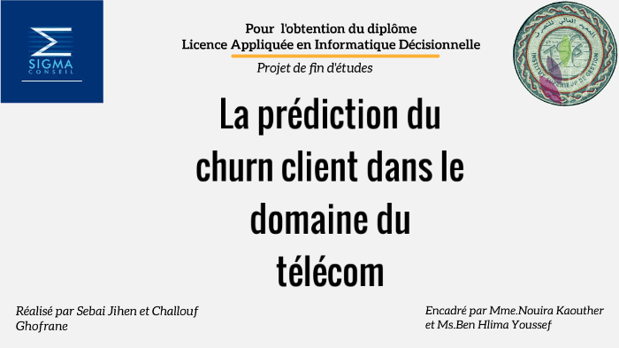 La prédiction du churn client dans le domaine du telecom by jihen sebai ...