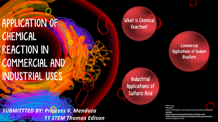 APPLICATION OF CHEMICAL REACTION IN COMMERCIAL AND INDUSTRIAL USES by ...