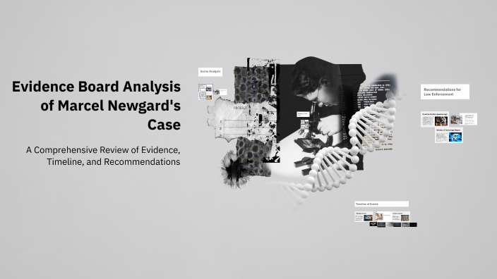 Evidence Board Analysis of Marcel Newgard's Case by Avery d on Prezi