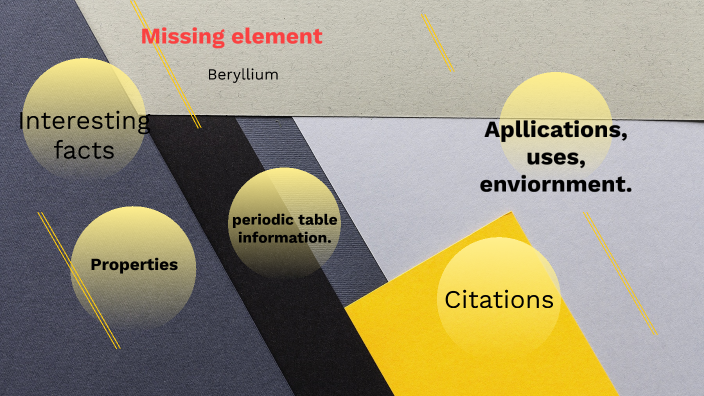 Missing element by Lucas Stampar on Prezi