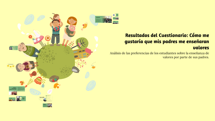 Resultados del Cuestionario: Cómo me gustaría que mis padres me ...