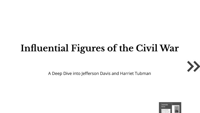 Influential Figures of the Civil War by Ariella Borukhov on Prezi