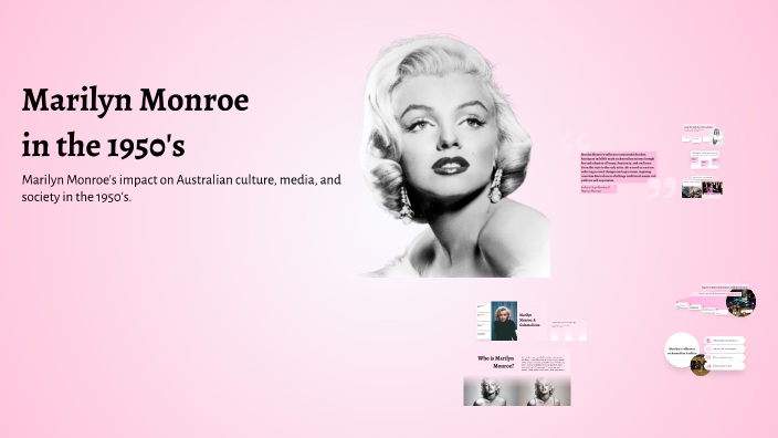 Marilyn Monroe: Reflection and Influence on Australian Life (1945-2010 ...