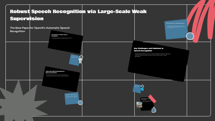 Robust Speech Recognition via Large-Scale Weak Supervision by Sagar Acharya on Prezi