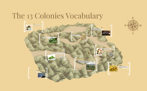 The 13 Colonies Vocabulary by D Pauga on Prezi