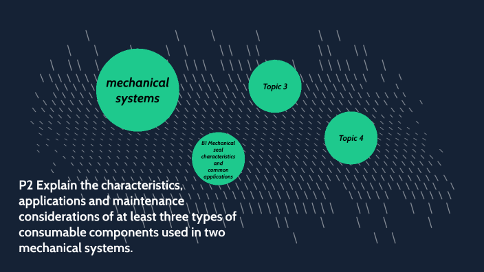 P2 Explain the characteristics, applications and maintenance ...