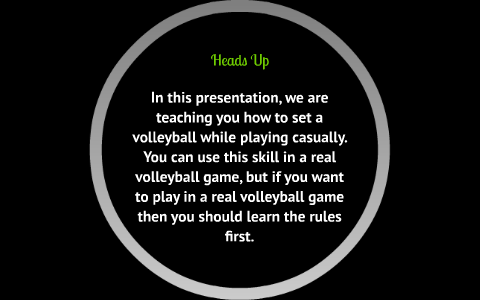 How to set a volleyball by Kyla Neumann on Prezi