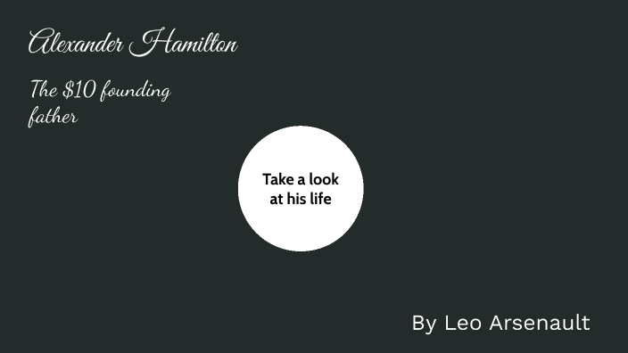 Alexander Hamilton by Leo Arsenault on Prezi
