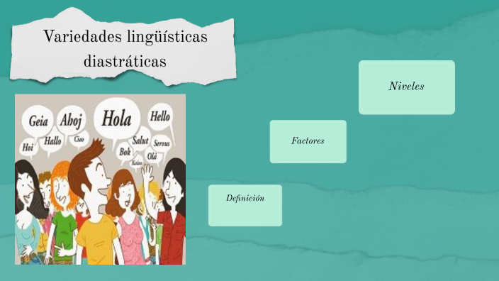 Variedades lingüísticas diastráticas by Aidee Tarco on Prezi