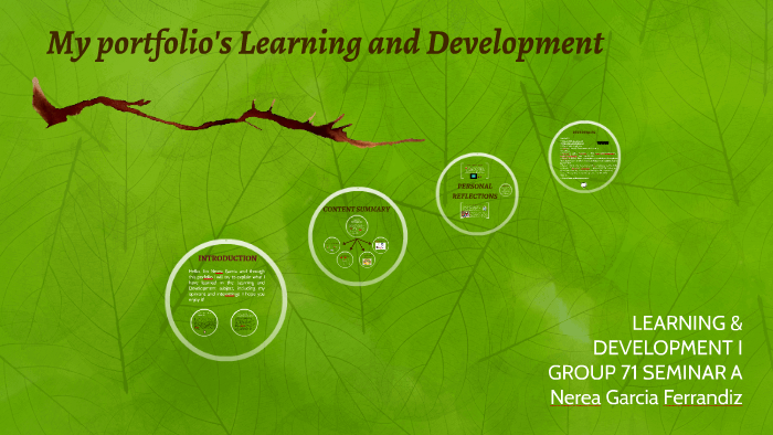 My portfolio's Learning and Development by on Prezi