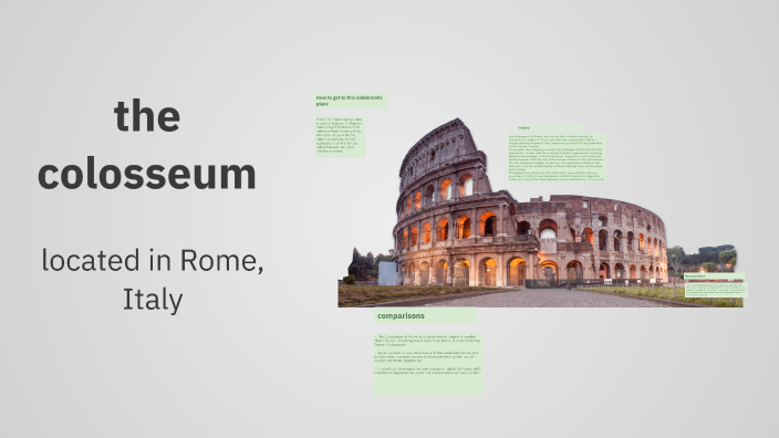 El Coliseo de Roma by carolina morales serna on Prezi