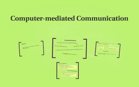 Computer-mediated Communication by Anis Azmi