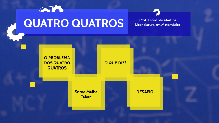 Quatro Quatros by Leonardo Martins on Prezi