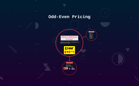 Odd-Even Pricing by Ryan Willson on Prezi