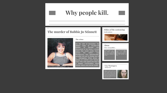why people kill by bella fraser on Prezi