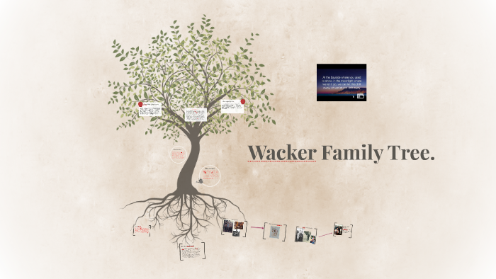 Wacker Family Tree. by on Prezi