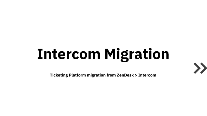 Intercom Migration by Colter Thompson on Prezi