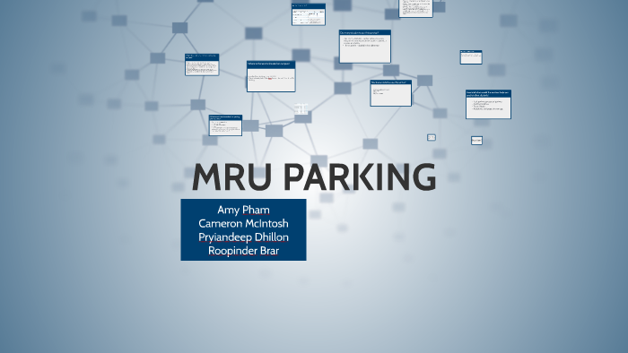 MRU PARKING by Cameron McIntosh