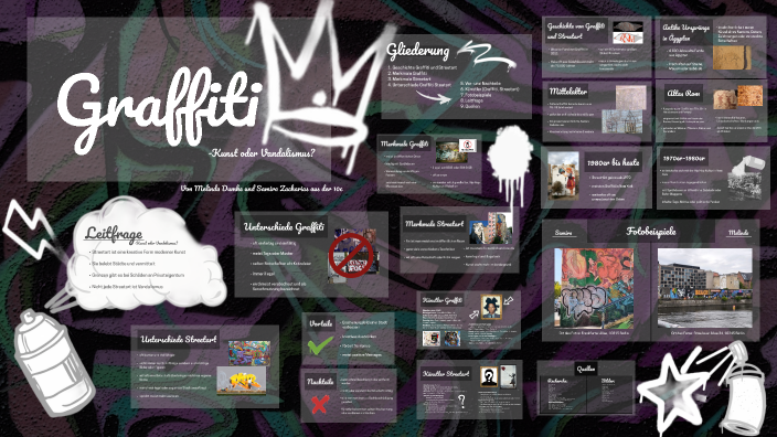 Graffiti -Kunst oder Vandelismus by Melinda dumke on Prezi