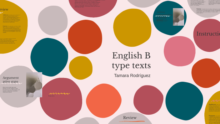 English text types by Tamara Rodríguez on Prezi