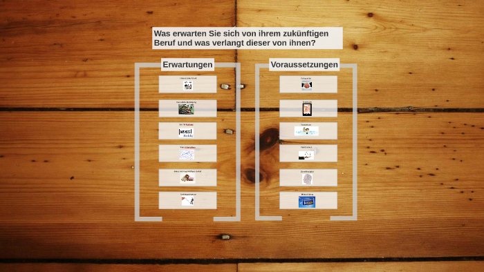 Was erwarten Sie sich von ihrem zukünftigen Beruf und was ve by Felix ...