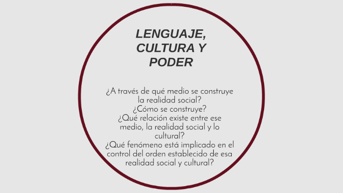 LENGUAJE, CULTURA Y PODER by Axel Núñez on Prezi