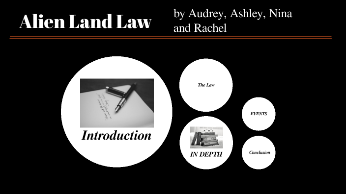 Alien Land Laws by Rachel Sangma on Prezi