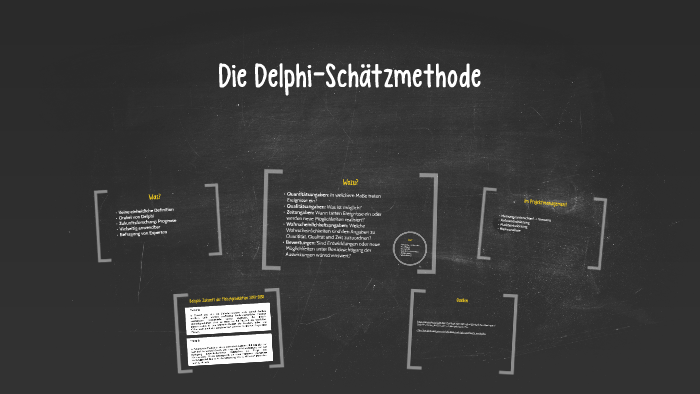 Die Delphi-Schätzmethode by Nina Weiß on Prezi