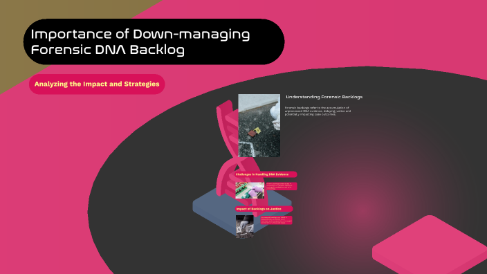 Importance of Down-managing Forensic DNA Backlog by Demerial Tuggle on ...