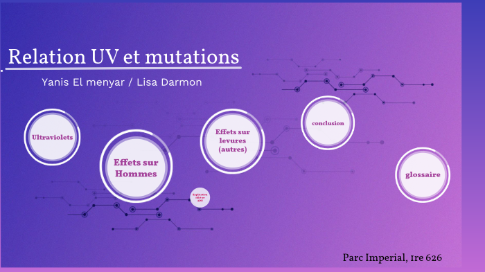 relation uv mutation by Lisa Darmon on Prezi