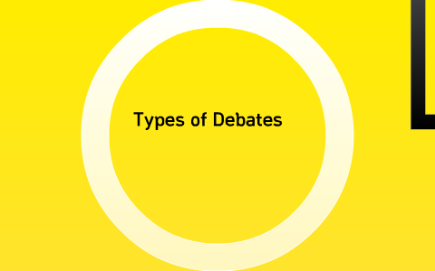 Types of Debates by Molly Aron on Prezi