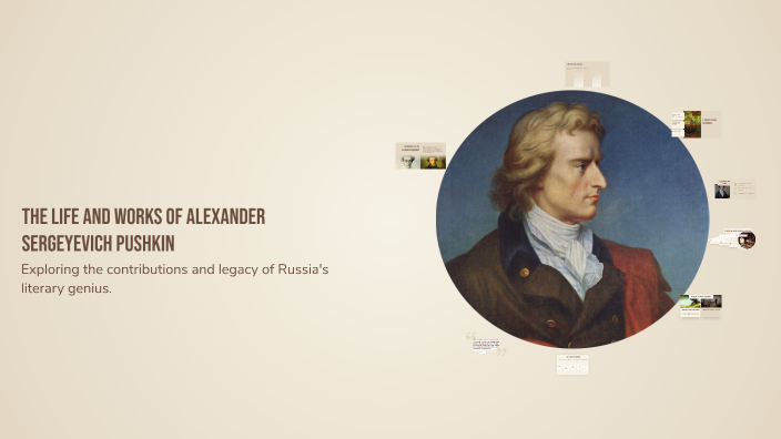 The Life and Works of Alexander Sergeyevich Pushkin by Хайрулло ...