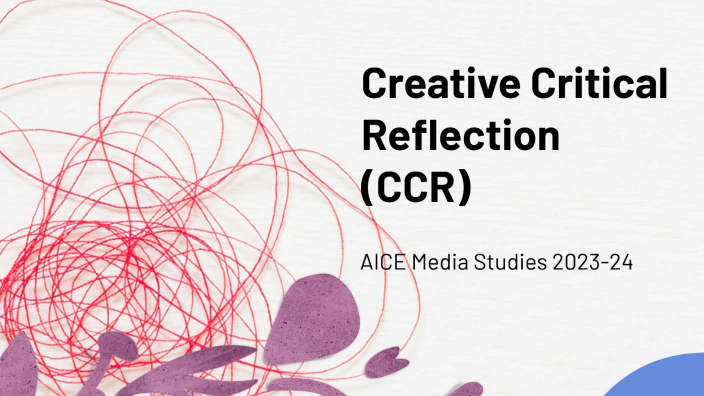 Creative Critical Reflection (CCR) by Jimmy V. on Prezi