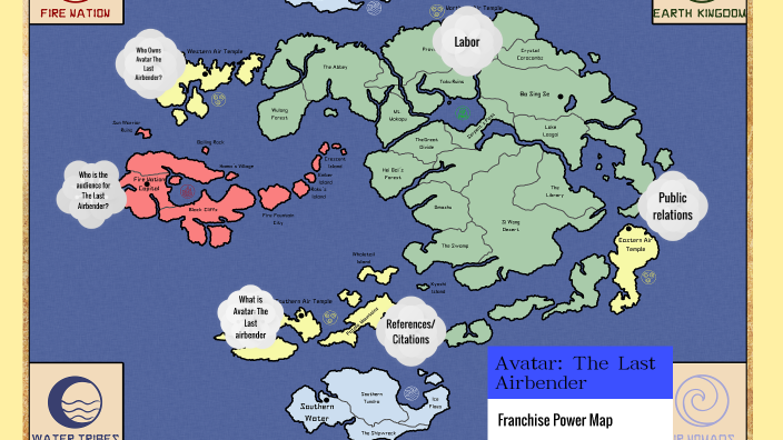 Power Map of ATLA Franchise by Matthew Hinspeter on Prezi