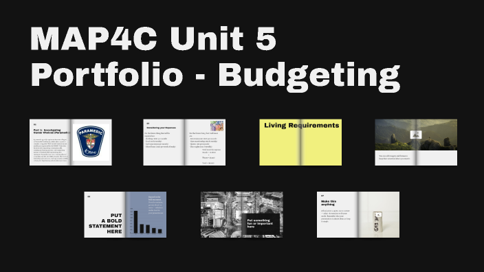 MAP4C Unit 5 Portfolio - Budgeting by Jordan Aikens on Prezi