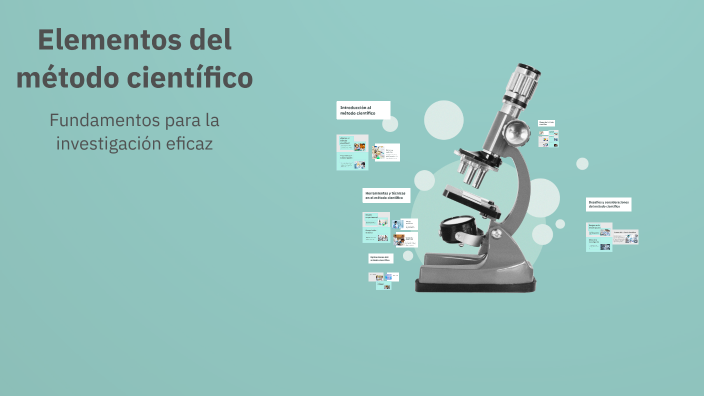 Elementos del método científico by Laura Hernández García on Prezi