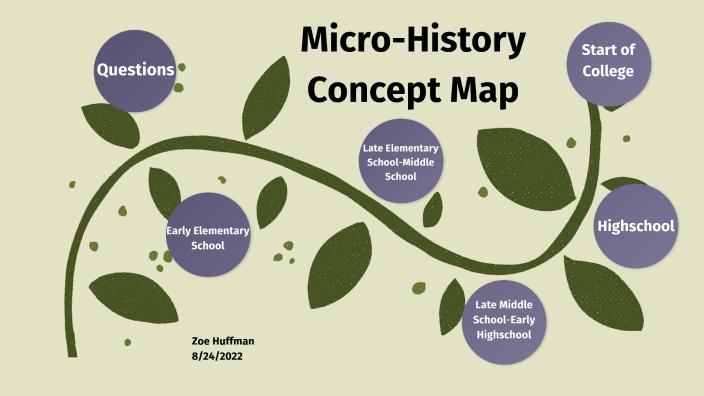 Micro-History Concept Map by Zoe Huffman