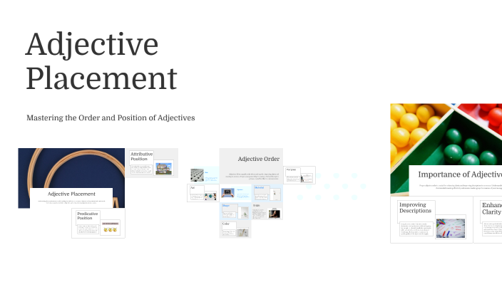 Adjective Placement by ilearning co on Prezi