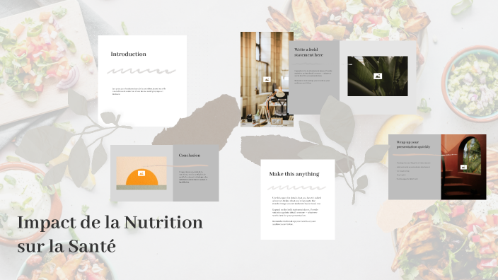 Impact de la Nutrition sur la Santé by Meryem Oubah on Prezi