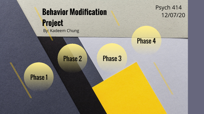 Behavior Modification Project by Kadeem Chung on Prezi