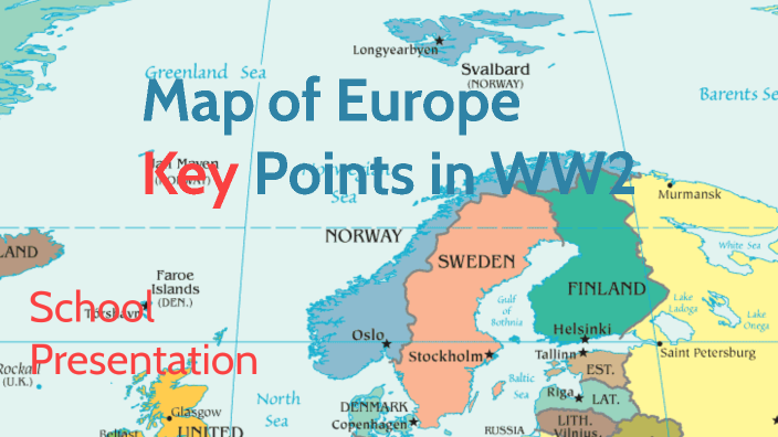 Euro map ww2